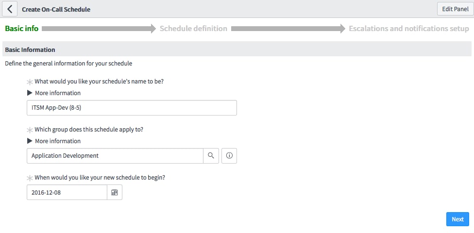 Define basic On-call rota schedule - ServiceNow Community